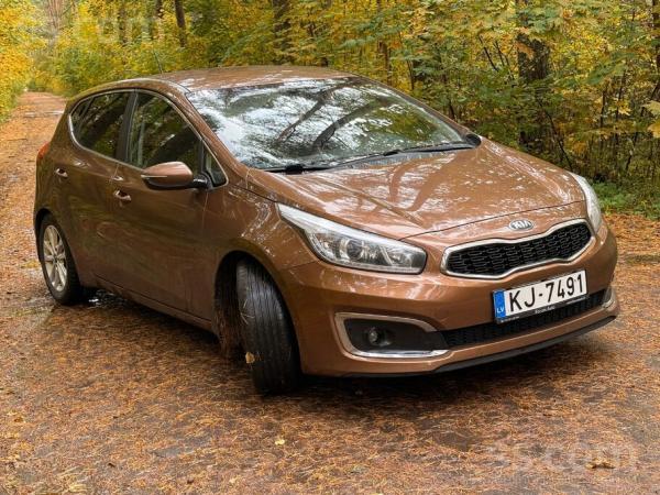 Коричневый Киа Сид 2016 в Юрмала, объемом двигателя 1.60 л и пробегом 133 тыс. км за 5950 €, фото 2 на AUTOMOTO.COM.LV
