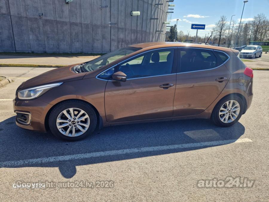 Brūns Kia Ceed 2016 Tallina, ar dzinēja tilpumu 1.60 L un nobraukumu 131 tūkst. km par 9600 €, foto 4 vietnē AUTOMOTO.COM.LV