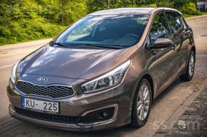 Brūns Kia Ceed 2017 Rīga, ar dzinēja tilpumu 1.60 L un nobraukumu 292 tūkst. km par 5990 €, foto  vietnē AUTOMOTO.COM.LV