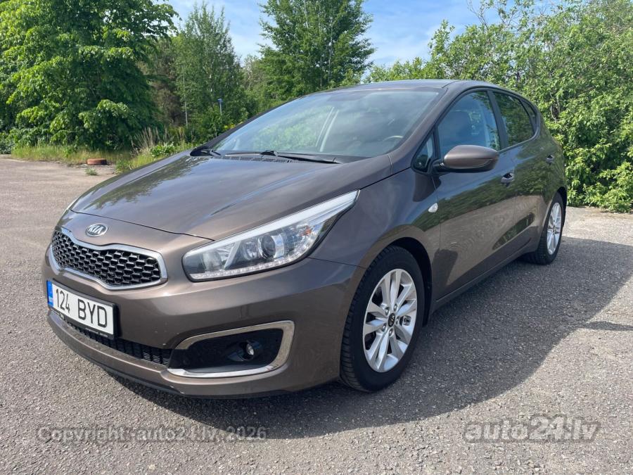 Brown Kia Ceed 2018 in Tallinn, with an engine capacity of 1.60 L and mileage of 153 thousand km for 7990 €, photo 1 on AUTOMOTO.COM.LV