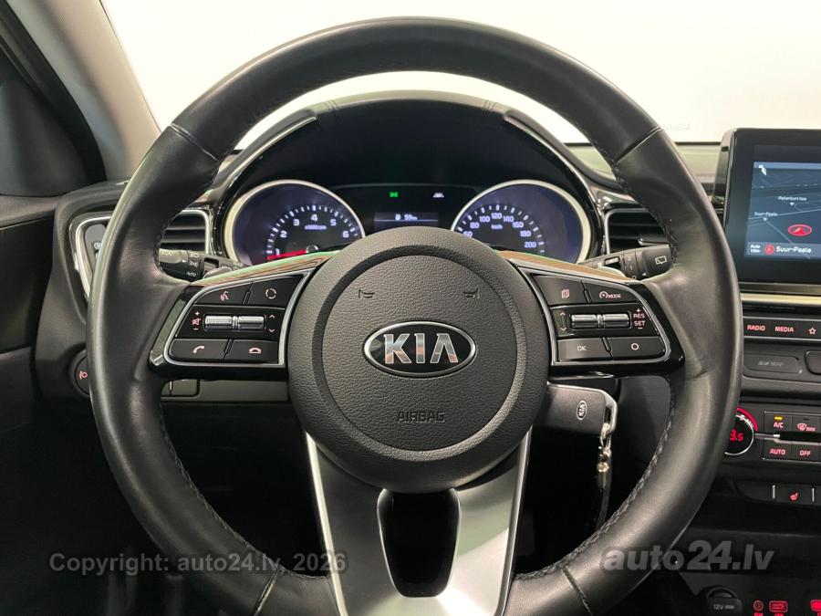 Brown Kia Ceed 2019 in Tallinn, with an engine capacity of 1.40 L and mileage of 94 thousand km for 12990 €, photo 15 on AUTOMOTO.COM.LV