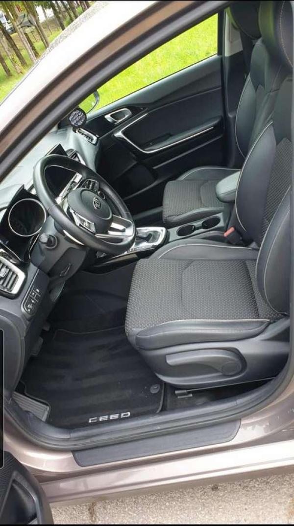 Brown Kia Ceed 2019 in Kaunas, with an engine capacity of 1.35 L and mileage of 92 thousand km for 10700 €, photo 7 on AUTOMOTO.COM.LV