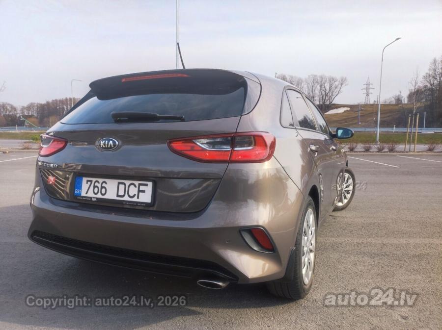 Brown Kia Ceed 2019 in Tallinn, with an engine capacity of 1.40 L and mileage of 100 thousand km for 9900 €, photo 7 on AUTOMOTO.COM.LV