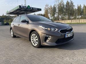 Brown Kia Ceed 2019 in Riga, with an engine capacity of 1.60 L and mileage of 97 thousand km for 6900 €, photo 1 on AUTOMOTO.COM.LV