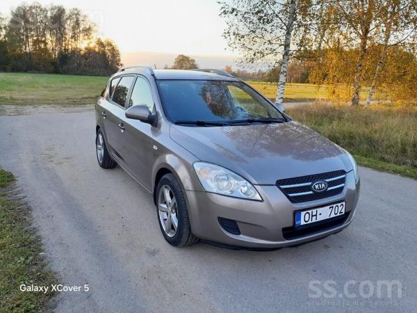 Brown Kia Ceed 2007 in Preili, with an engine capacity of 1.60 L and mileage of 352 thousand km for 1250 €, photo 2 on AUTOMOTO.COM.LV