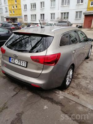 Brown Kia Ceed 2015 in Riga, with an engine capacity of 1.60 L and mileage of 132 thousand km for 8500 €, photo 3 on AUTOMOTO.COM.LV