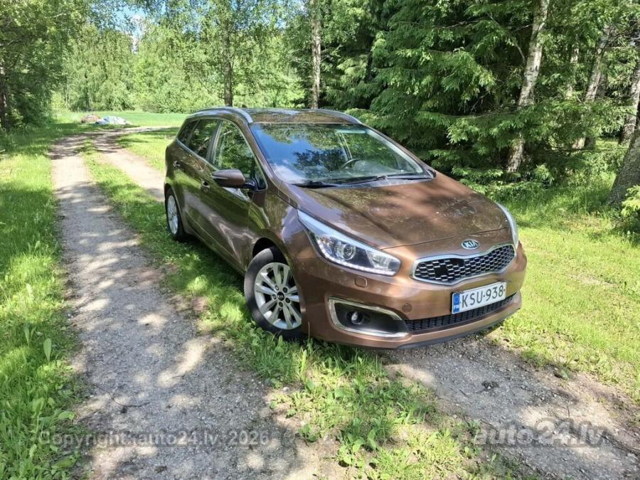Brown Kia Ceed 2017 in Tartu, with an engine capacity of 1.60 L and mileage of 366 thousand km for 3700 €, photo 1 on AUTOMOTO.COM.LV