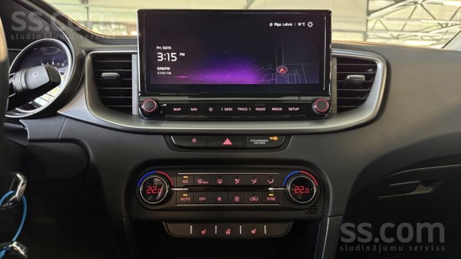 Zaļš Kia Ceed 2025 Rīga, ar dzinēja tilpumu 1.00 L un nobraukumu 44 tūkst. km par 17400 €, foto 23 vietnē AUTOMOTO.COM.LV