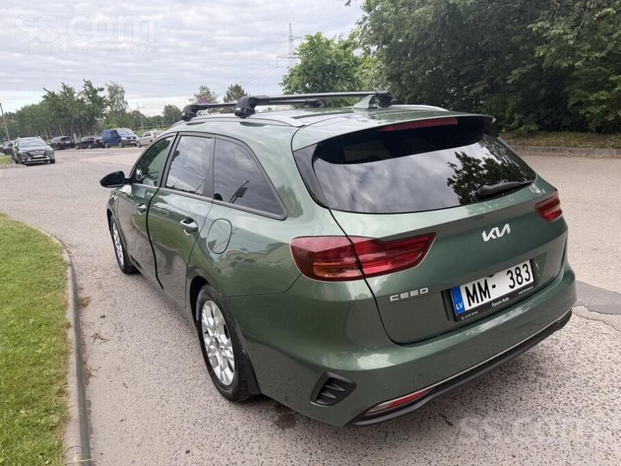 Green Kia Ceed 2022 in Jurmala, with an engine capacity of 1.50 L and mileage of 77 thousand km for 15500 €, photo 8 on AUTOMOTO.COM.LV
