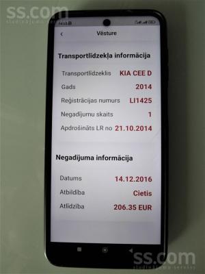 Pelēks Kia Ceed 2014 Rīga, ar dzinēja tilpumu 1.40 L un nobraukumu 166 tūkst. km par 3550 €, foto 35 vietnē AUTOMOTO.COM.LV