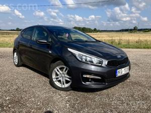 Grey Kia Ceed 2016 in Talsi, with an engine capacity of 1.40 L and mileage of 165 thousand km for 5500 €, photo  on AUTOMOTO.COM.LV