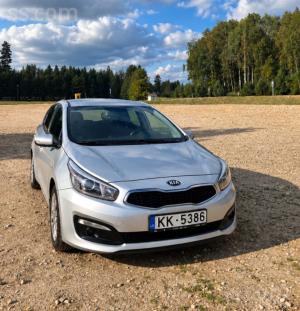Grey Kia Ceed 2016 in Riga, with an engine capacity of 1.60 L and mileage of 209 thousand km for 3000 €, photo  on AUTOMOTO.COM.LV