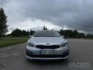Grey Kia Ceed 2017 in Riga, with an engine capacity of 1.40 L and mileage of 120 thousand km for 5950 €, photo 5 on AUTOMOTO.COM.LV