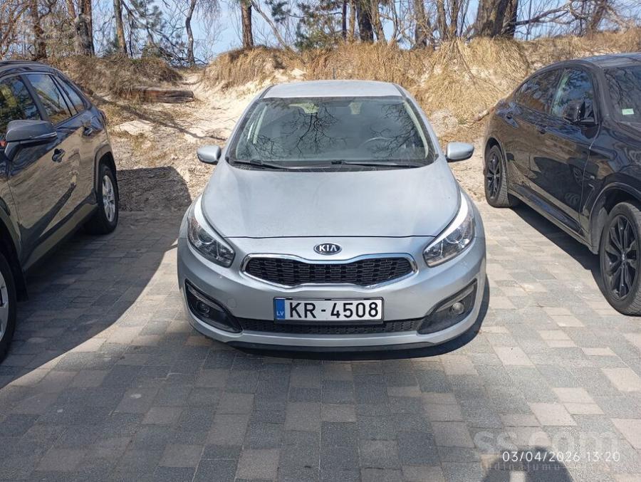 Grey Kia Ceed 2017 in Jurmala, with an engine capacity of 1.40 L and mileage of 157 thousand km for 6950 €, photo 1 on AUTOMOTO.COM.LV