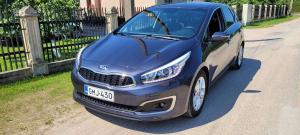 Grey Kia Ceed 2017 in Plunge, with an engine capacity of 1.60 L and mileage of 147 thousand km for 7400 €, photo  on AUTOMOTO.COM.LV