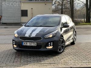 Grey Kia Ceed 2017 in Riga, with an engine capacity of 1.60 L and mileage of 196 thousand km for 6599 €, photo  on AUTOMOTO.COM.LV