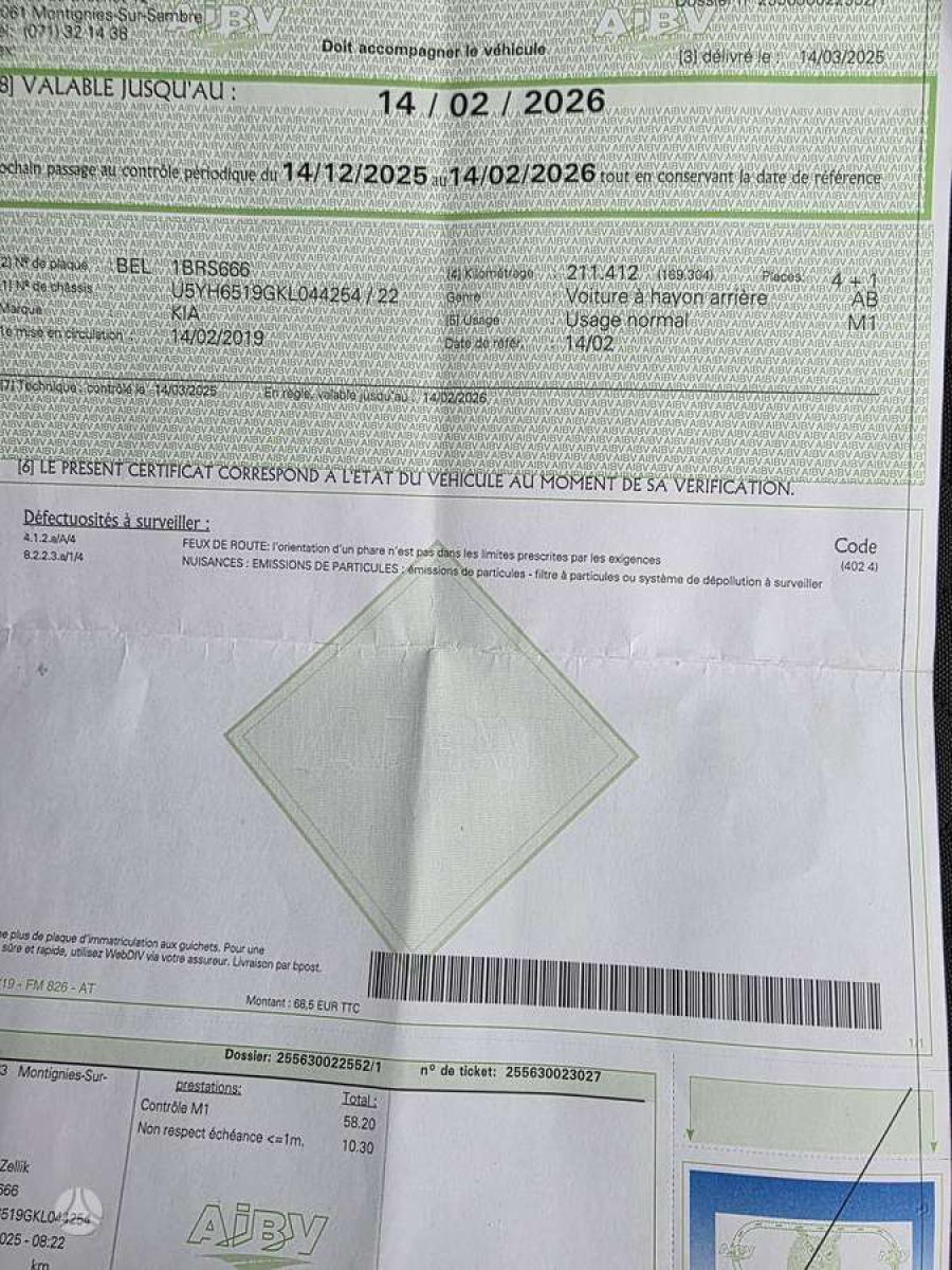 Grey Kia Ceed 2019 in Ukmerge, with an engine capacity of 1.60 L and mileage of 220 thousand km for 7650 €, photo 28 on AUTOMOTO.COM.LV