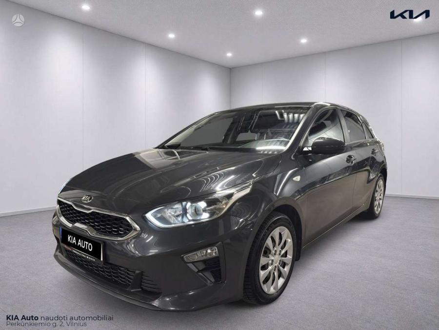 Grey Kia Ceed 2020 in Vilnius, with an engine capacity of 1.00 L and mileage of 76 thousand km for 9900 €, photo 1 on AUTOMOTO.COM.LV