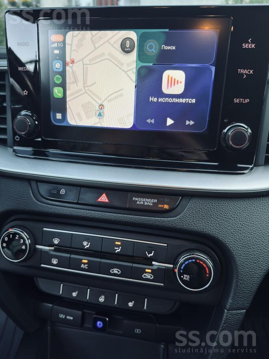Grey Kia Ceed 2021 in Riga, with an engine capacity of 1.60 L and mileage of 151 thousand km for 11200 €, photo 10 on AUTOMOTO.COM.LV