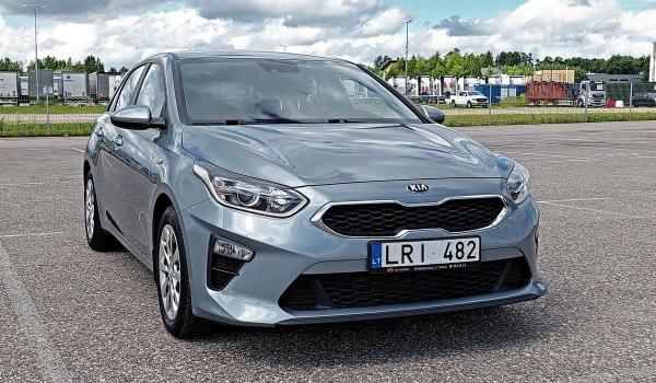 Grey Kia Ceed 2021 in Vilnius, with an engine capacity of 1.35 L and mileage of 165 thousand km for 11990 €, photo 4 on AUTOMOTO.COM.LV