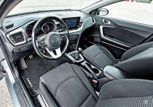 Grey Kia Ceed 2021 in Vilnius, with an engine capacity of 1.35 L and mileage of 165 thousand km for 11990 €, photo 23 on AUTOMOTO.COM.LV