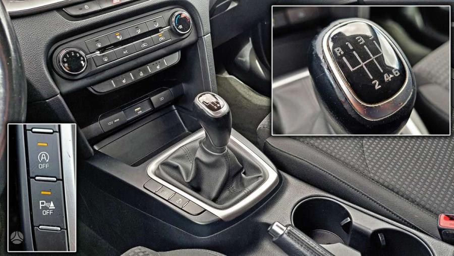 Grey Kia Ceed 2021 in Vilnius, with an engine capacity of 1.35 L and mileage of 165 thousand km for 11990 €, photo 31 on AUTOMOTO.COM.LV