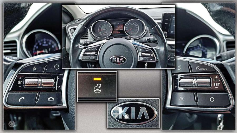 Grey Kia Ceed 2021 in Vilnius, with an engine capacity of 1.35 L and mileage of 165 thousand km for 11990 €, photo 36 on AUTOMOTO.COM.LV