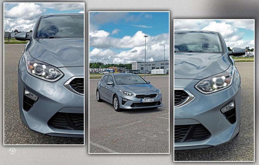 Grey Kia Ceed 2021 in Vilnius, with an engine capacity of 1.35 L and mileage of 165 thousand km for 11990 €, photo 39 on AUTOMOTO.COM.LV