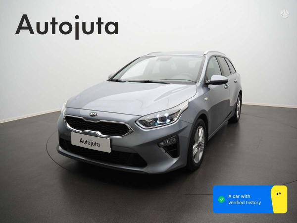 Grey Kia Ceed 2021 in Vilnius, with an engine capacity of 1.48 L and mileage of 61 thousand km for 14900 €, photo 1 on AUTOMOTO.COM.LV