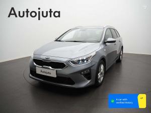 Grey Kia Ceed 2021 in Vilnius, with an engine capacity of 1.48 L and mileage of 61 thousand km for 14900 €, photo  on AUTOMOTO.COM.LV