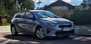 Grey Kia Ceed 2021 in Vilnius, with an engine capacity of 1.50 L and mileage of 54 thousand km for 12990 €, photo 4 on AUTOMOTO.COM.LV
