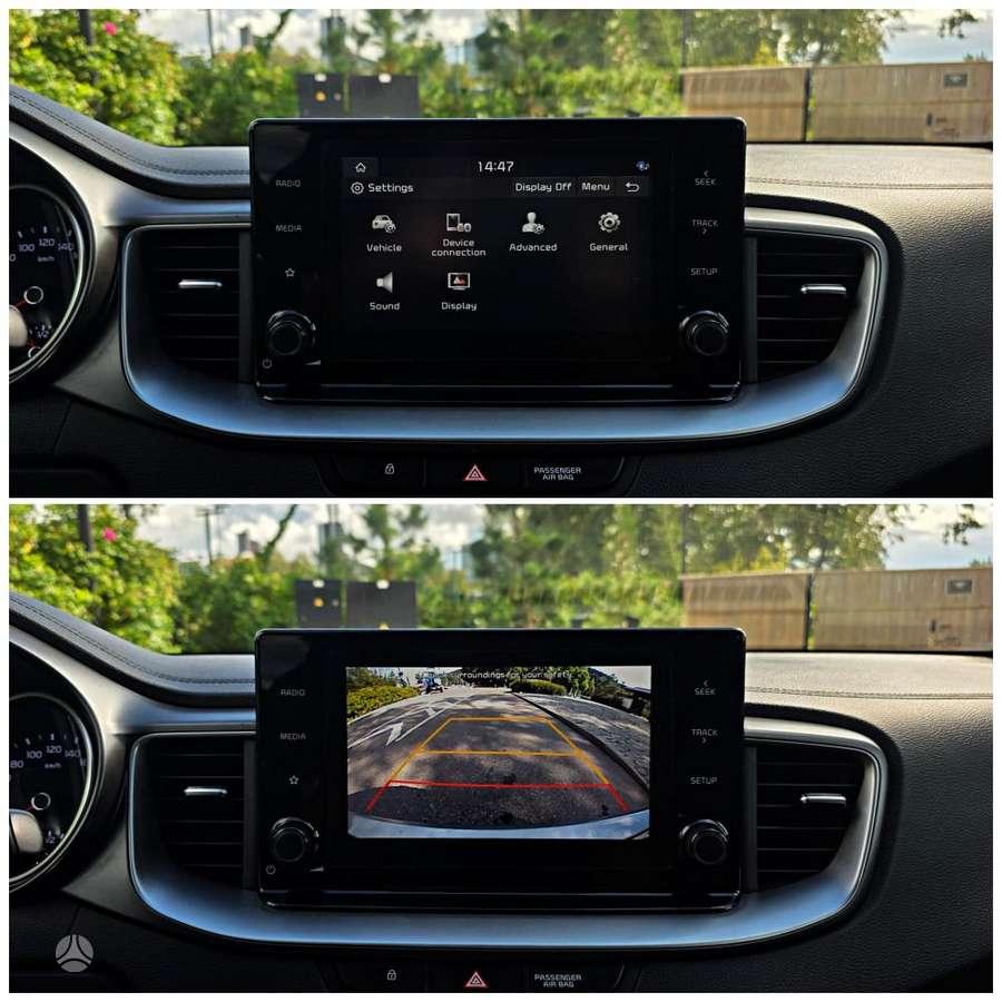 Grey Kia Ceed 2021 in Vilnius, with an engine capacity of 1.50 L and mileage of 54 thousand km for 12990 €, photo 17 on AUTOMOTO.COM.LV