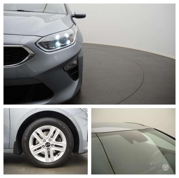 Grey Kia Ceed 2021 in Vilnius, with an engine capacity of 1.48 L and mileage of 61 thousand km for 14900 €, photo 8 on AUTOMOTO.COM.LV