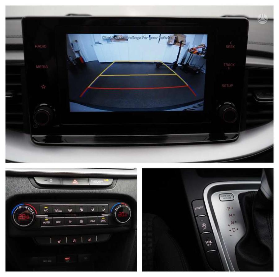 Grey Kia Ceed 2021 in Vilnius, with an engine capacity of 1.48 L and mileage of 61 thousand km for 14900 €, photo 15 on AUTOMOTO.COM.LV