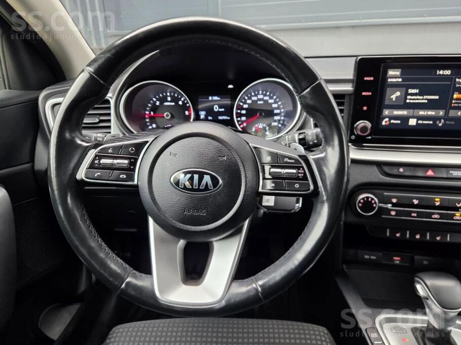 Grey Kia Ceed 2021 in Riga, with an engine capacity of 1.60 L and mileage of 152 thousand km for 9600 €, photo 28 on AUTOMOTO.COM.LV