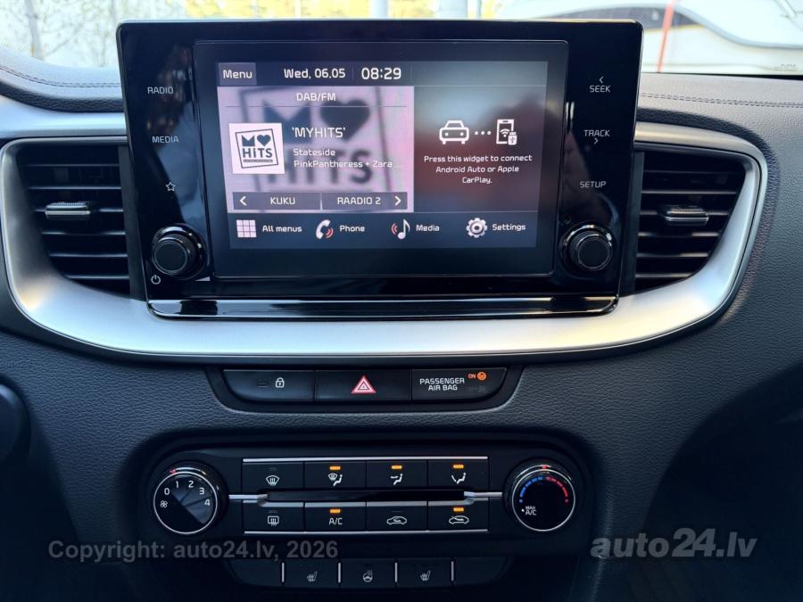 Pelēks Kia Ceed 2022 Tallina, ar dzinēja tilpumu 1.50 L un nobraukumu 89 tūkst. km par 13900 €, foto 9 vietnē AUTOMOTO.COM.LV