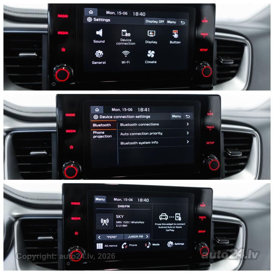 Grey Kia Ceed 2022 in Tallinn, with an engine capacity of 1.50 L and mileage of 5 thousand km for 17990 €, photo 28 on AUTOMOTO.COM.LV