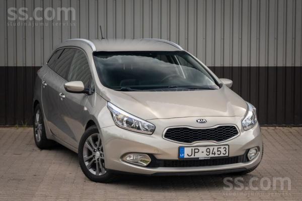 Grey Kia Ceed 2014 in Talsi, with an engine capacity of 1.60 L and mileage of 214 thousand km for 4950 €, photo 1 on AUTOMOTO.COM.LV