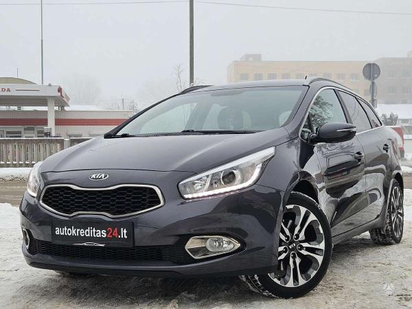 Grey Kia Ceed 2015 in Siauliai, with an engine capacity of 1.60 L and mileage of 221 thousand km for 6250 €, photo 1 on AUTOMOTO.COM.LV