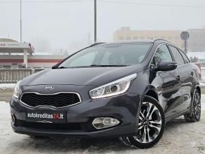 Grey Kia Ceed 2015 in Siauliai, with an engine capacity of 1.60 L and mileage of 221 thousand km for 6250 €, photo  on AUTOMOTO.COM.LV