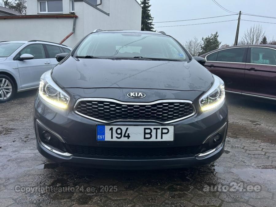 Grey Kia Ceed 2017 in Tartu, with an engine capacity of 1.60 L and mileage of 94 thousand km for 8550 €, photo 2 on AUTOMOTO.COM.LV