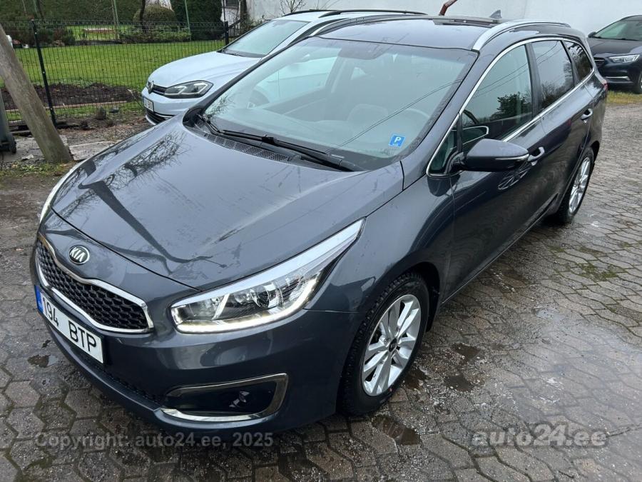Grey Kia Ceed 2017 in Tartu, with an engine capacity of 1.60 L and mileage of 94 thousand km for 8550 €, photo 3 on AUTOMOTO.COM.LV