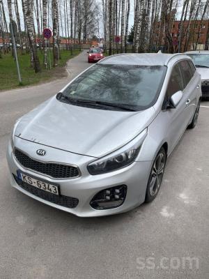 Grey Kia Ceed 2017 in Riga, with an engine capacity of 1.60 L and mileage of 350 thousand km for 2100 €, photo  on AUTOMOTO.COM.LV