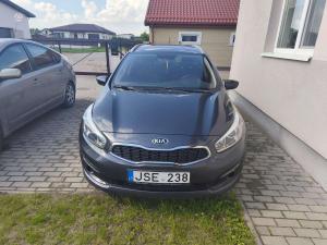 Grey Kia Ceed 2017 in Vilnius, with an engine capacity of 1.58 L and mileage of 191 thousand km for 6000 €, photo  on AUTOMOTO.COM.LV