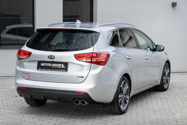 Grey Kia Ceed 2017 in Kaunas, with an engine capacity of 1.60 L and mileage of 106 thousand km for 10000 €, photo 7 on AUTOMOTO.COM.LV