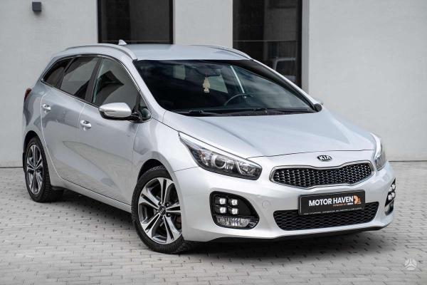 Grey Kia Ceed 2017 in Kaunas, with an engine capacity of 1.60 L and mileage of 106 thousand km for 10000 €, photo 9 on AUTOMOTO.COM.LV