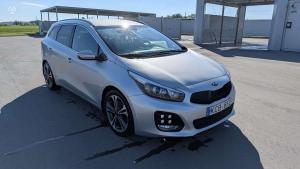 Grey Kia Ceed 2017 in Vilnius, with an engine capacity of 1.60 L and mileage of 213 thousand km for 6900 €, photo  on AUTOMOTO.COM.LV