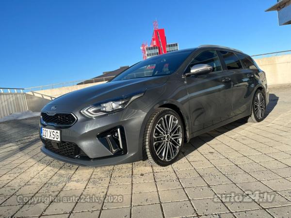 Grey Kia Ceed 2021 in Tallinn, with an engine capacity of 1.40 L and mileage of 64 thousand km for 18499 €, photo 2 on AUTOMOTO.COM.LV