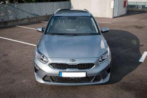 Grey Kia Ceed 2021 in Vilnius, with an engine capacity of 1.48 L and mileage of 46 thousand km for 14999 €, photo 11 on AUTOMOTO.COM.LV
