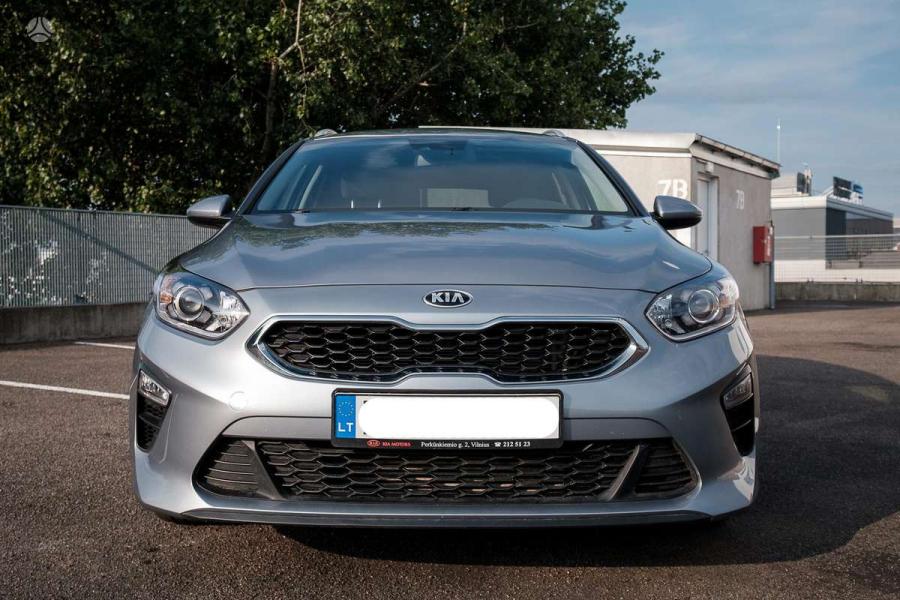 Grey Kia Ceed 2021 in Vilnius, with an engine capacity of 1.48 L and mileage of 46 thousand km for 14999 €, photo 12 on AUTOMOTO.COM.LV
